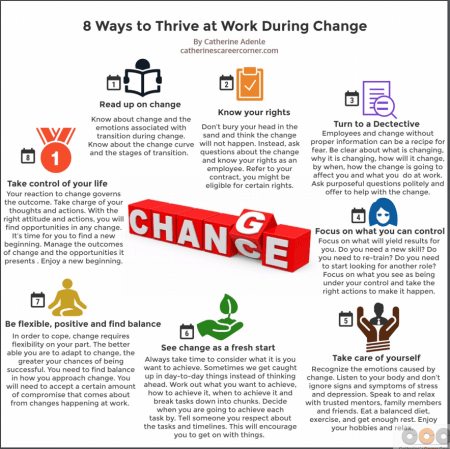 How to Cope with Change at Work: 10 Ways - Catherine's Career Corner